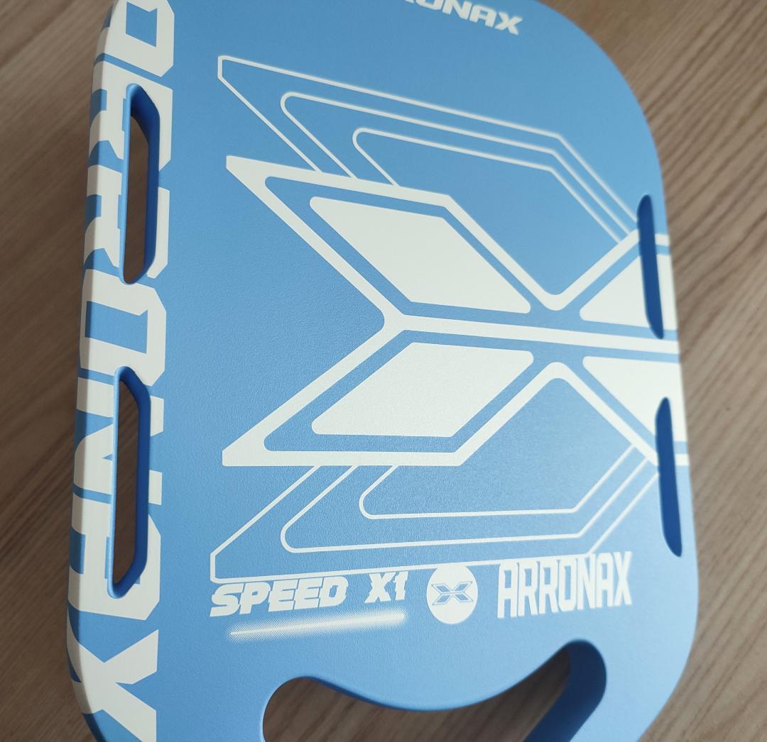 ARRONAX SPEED X1 ピックルボール パドル エッジレス ブルー 白