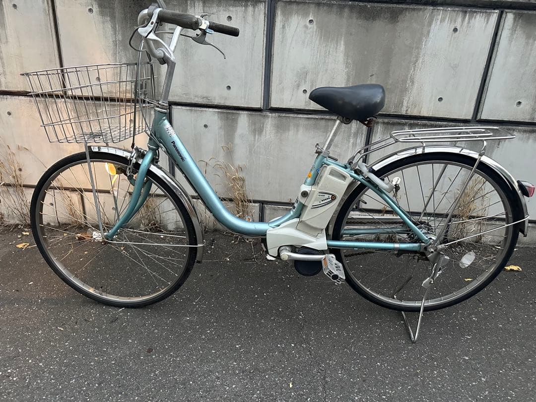 水色 シティタイプ 電動アシスト自転車