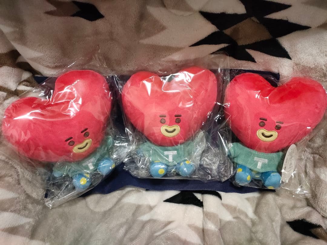 tata ぬいぐるみ bt21 v ハッピーバッグ おうちver テテ bts