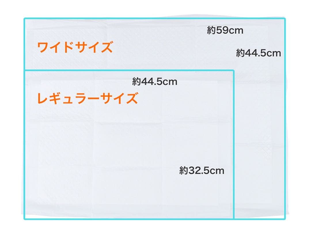 業務用薄型ペットシーツ／レギュラー／1ケース（1200枚入）