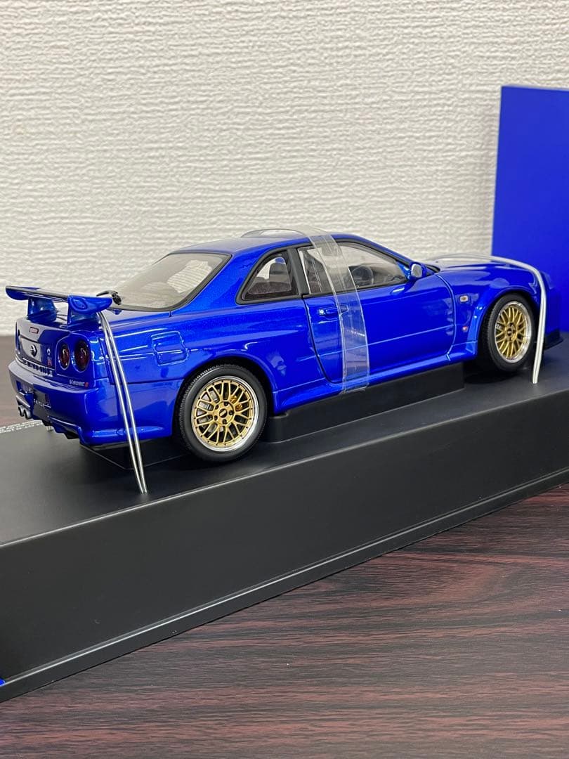 オートアート1/18 be-J世界限定500台 R34スカイラインGT-R