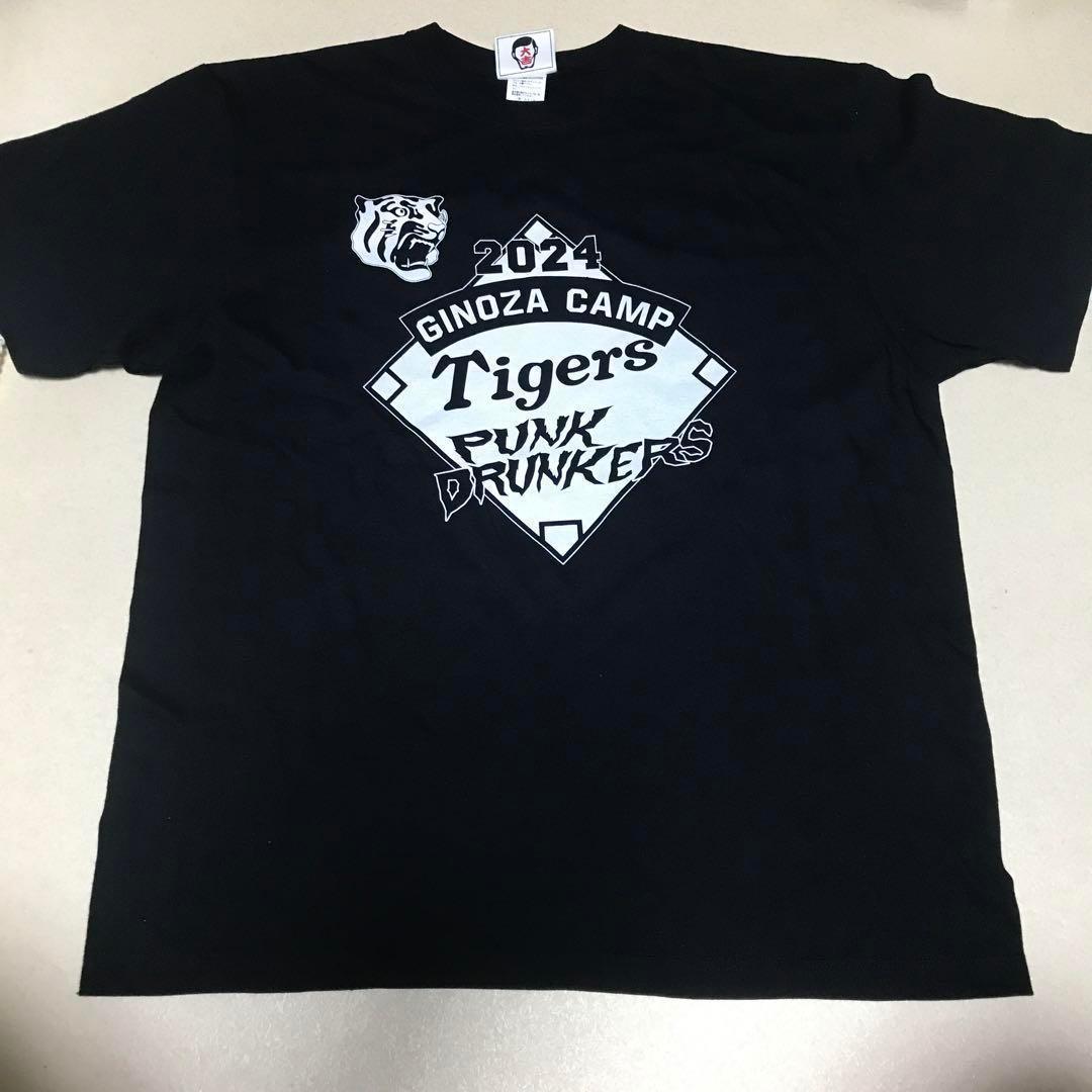 punkdrunkers XL パンクドランカーズ 阪神タイガース tee 黒