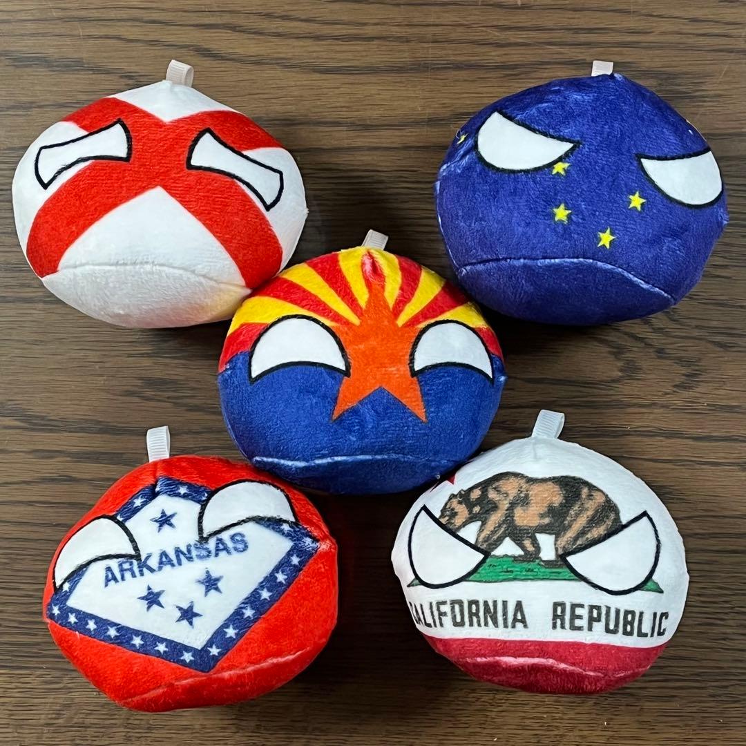ぬいぐるみ Polandball plush dolls All USA