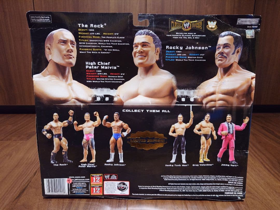 WWE The Rockファミリー フィギュアセット