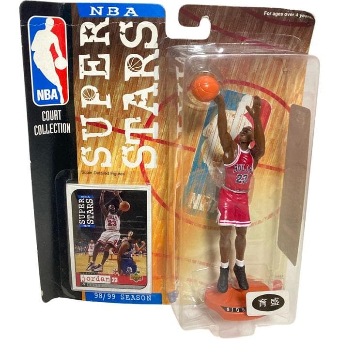 新品NBA SUPER STARS マイケル・ジョーダン フィギュア 98/99