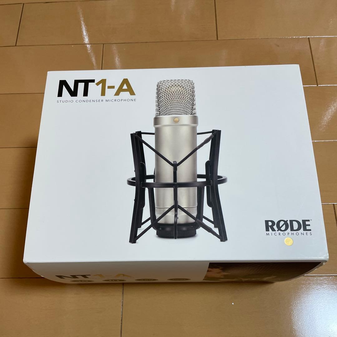 u*3様 【箱有】RODE NT1-A コンデンサーマイク 使用回数少なめ 動作
