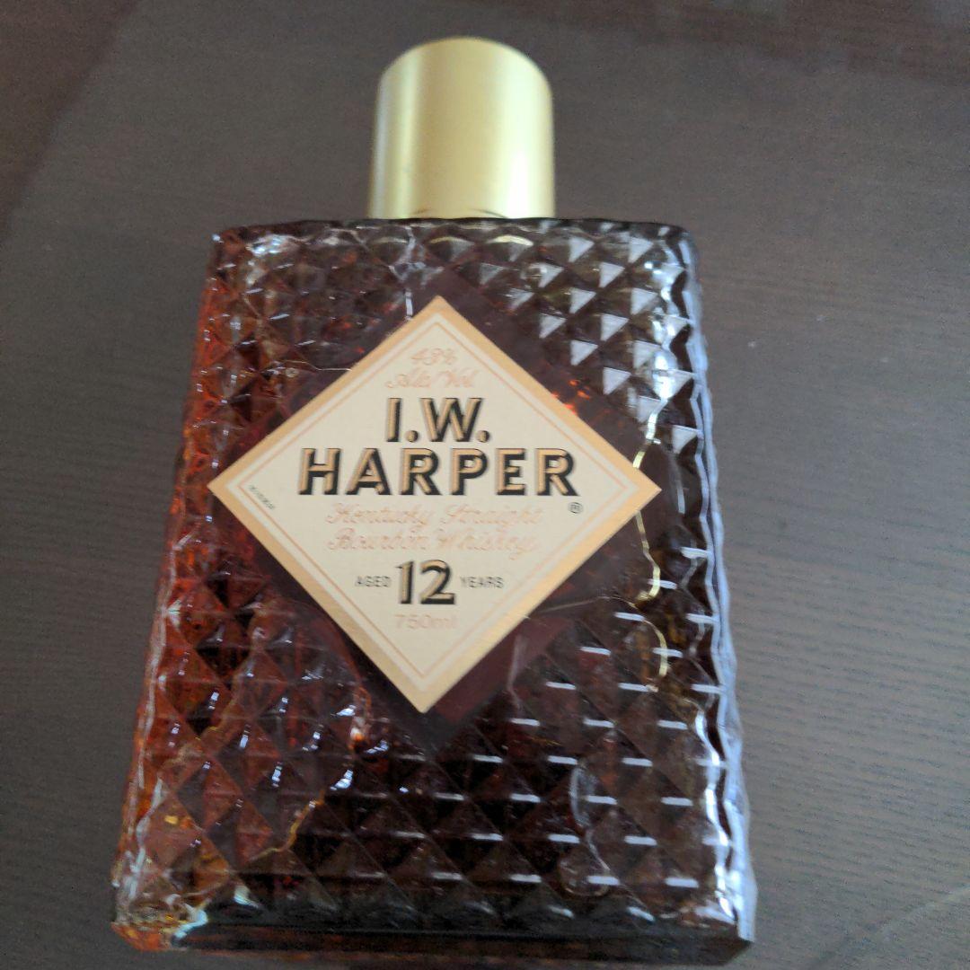 希少　未開封　　　　　　　I.W. HARPER12年ウイスキー 750ml