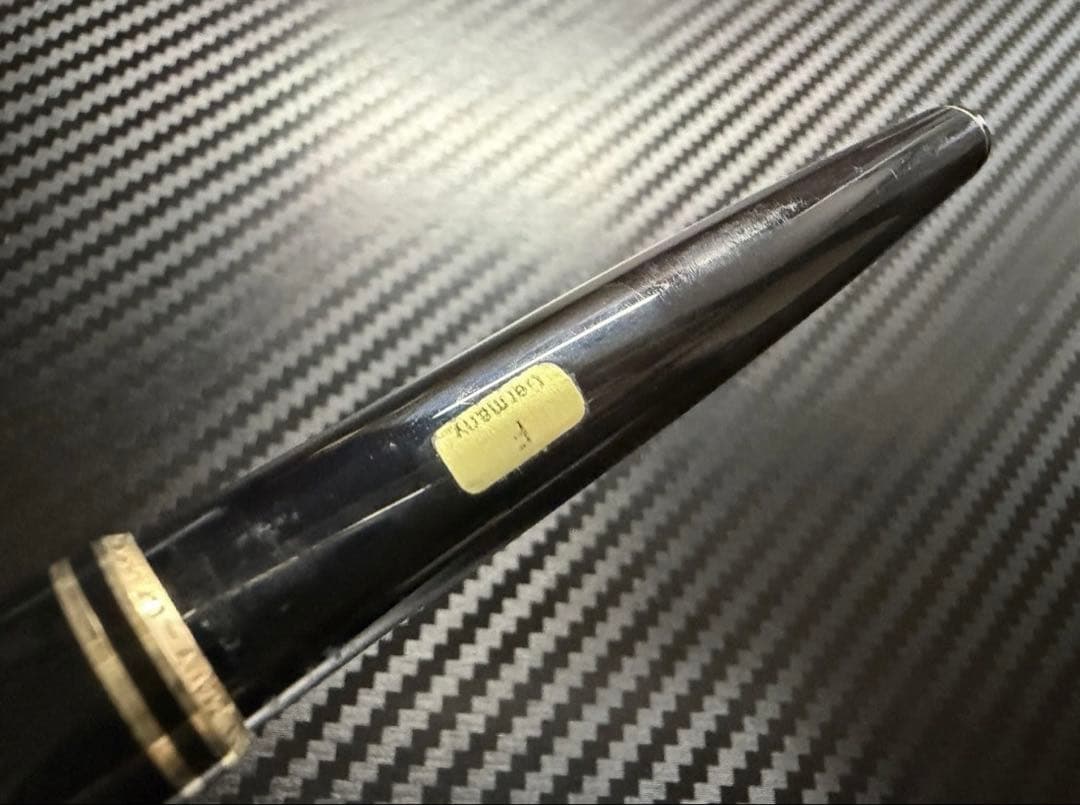 美品 モンブラン クラシック 万年筆 ブラック F 細字