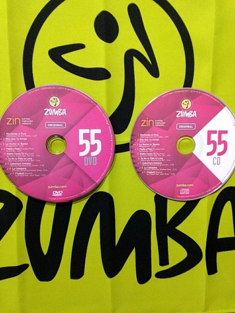 ZUMBA　ズンバ　 CD ＆ DVD 20枚セット　ZIN51 ～ ZIN60