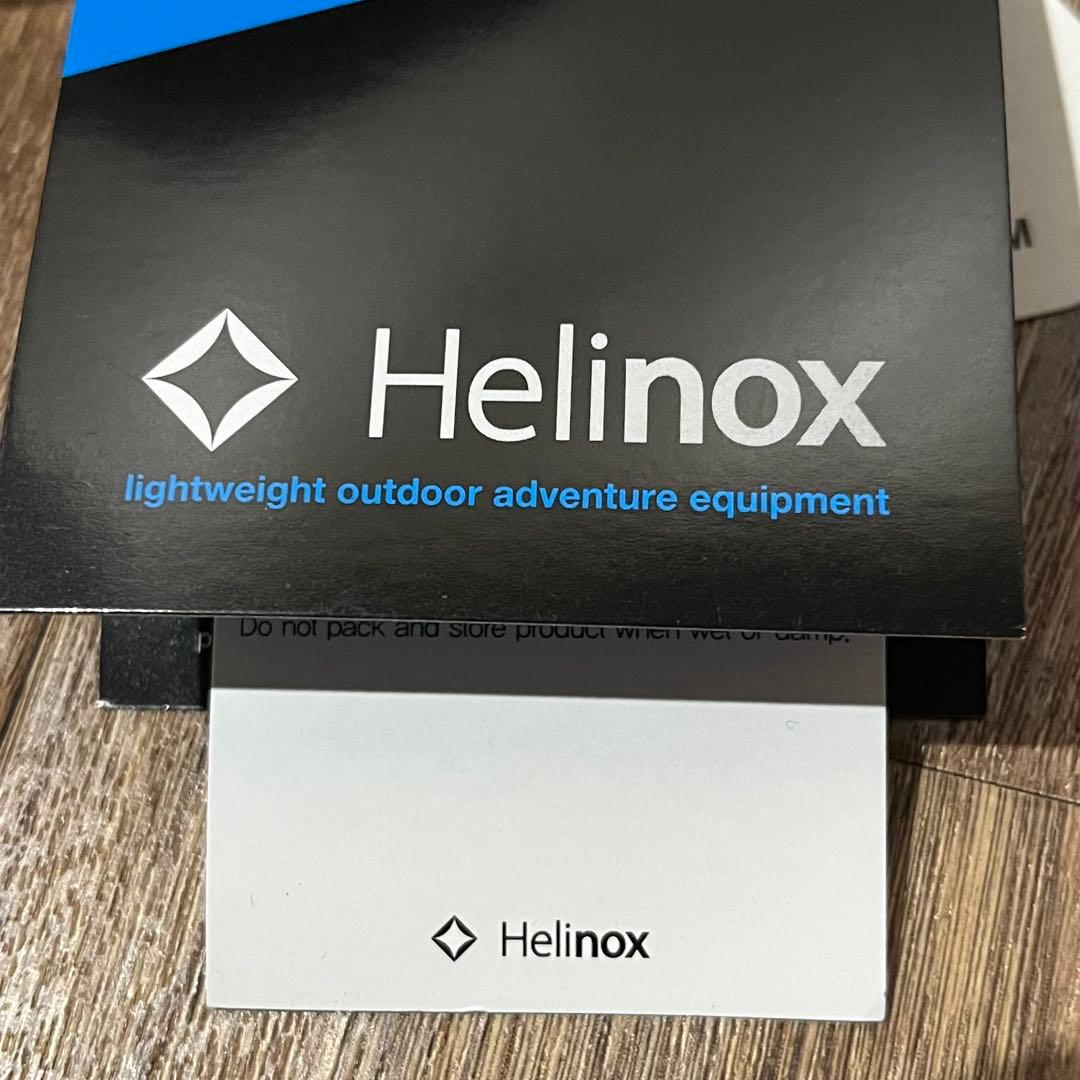 新品タグ付⭐️Helinox ヘリノックス チェアツー ブラック