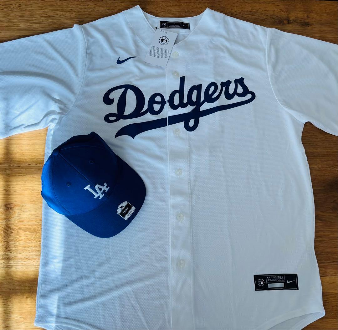 最終価格！！新品未使用品Dodgers ユニフォーム&キャップMENS L