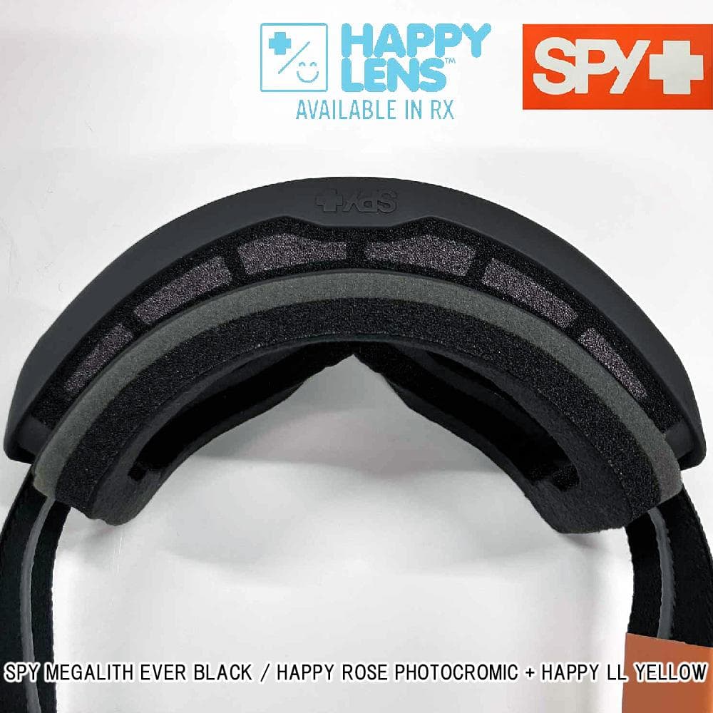 【新品】25-26 SPY MEGALITH EVER BLACK 調光レンズ