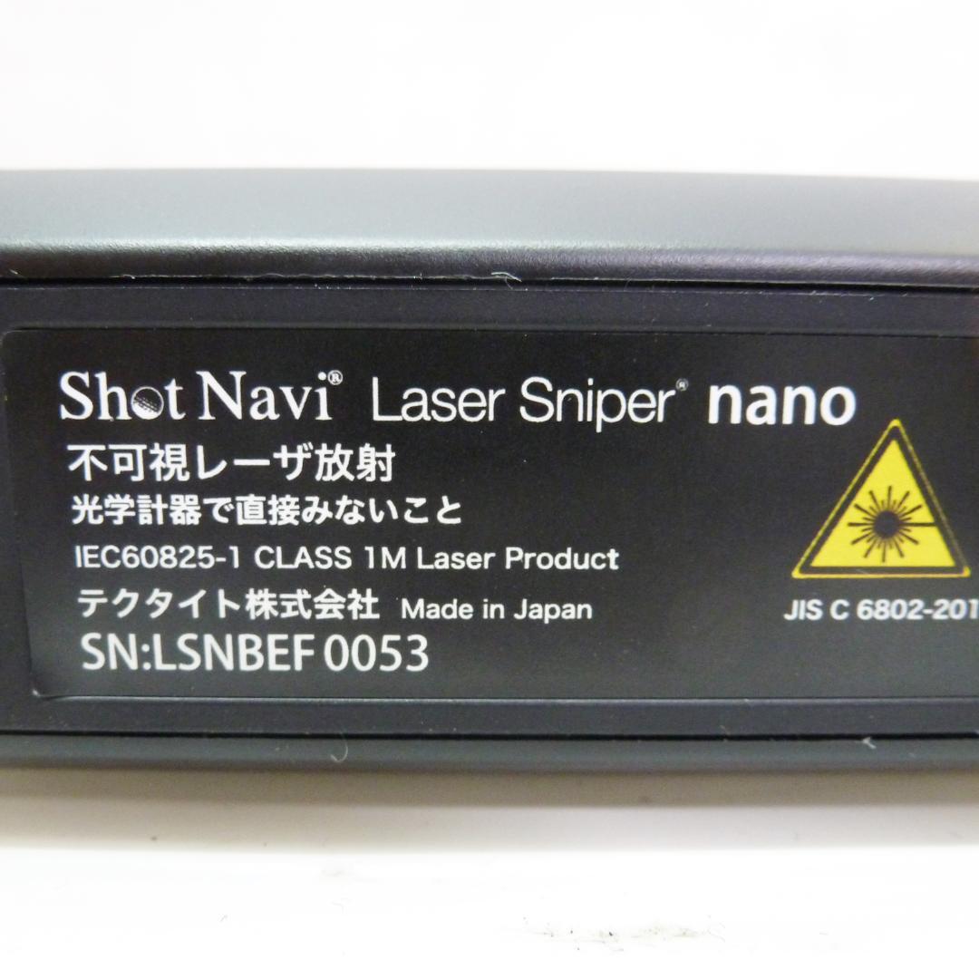 Shot Navi Laser Sniper nano ゴルフ レーザー 距離計