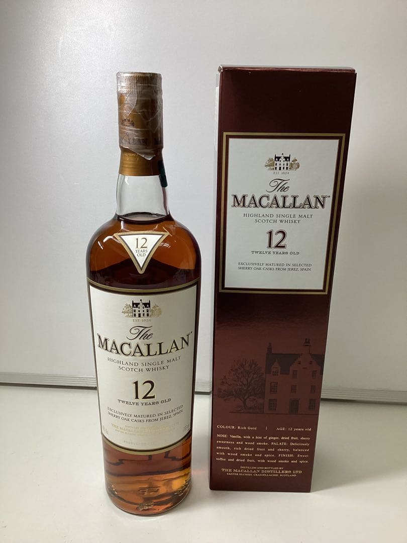 ト*イ様 The Macallan 12年 シングルモルトウイスキー 箱入り　未