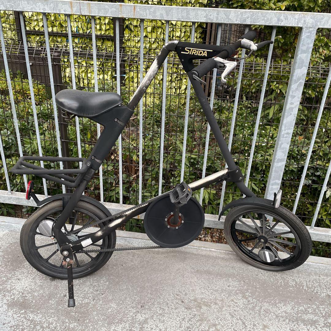 STRIDA ストライダ　折りたたみ自転車 黒　ジャンク
