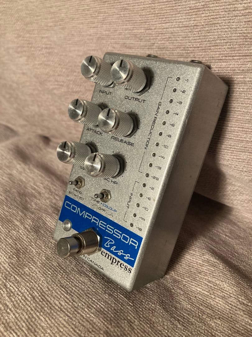 【最安】Empress Effects Bass Compressor シルバー