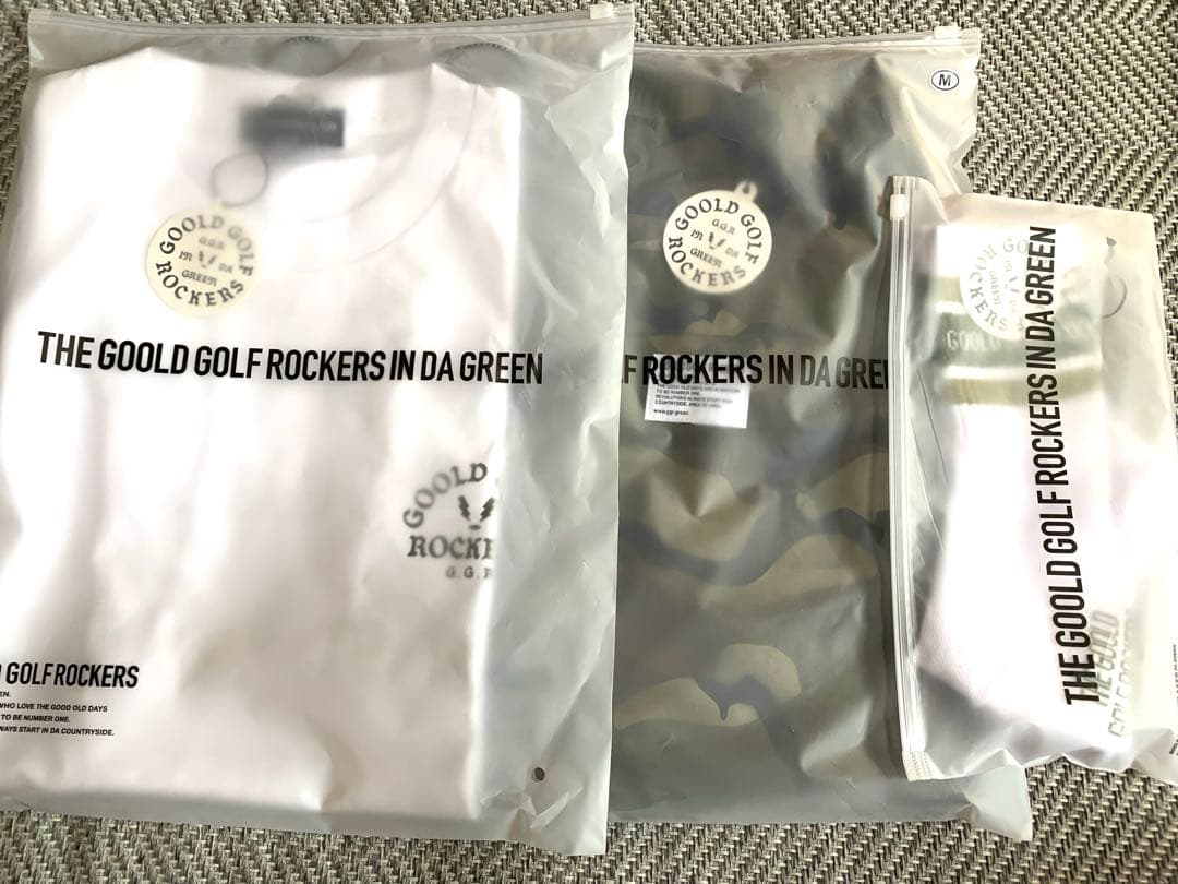 【限定】 GOOLD GOLF ROCKERS 3点SET Mサイズ ホワイト