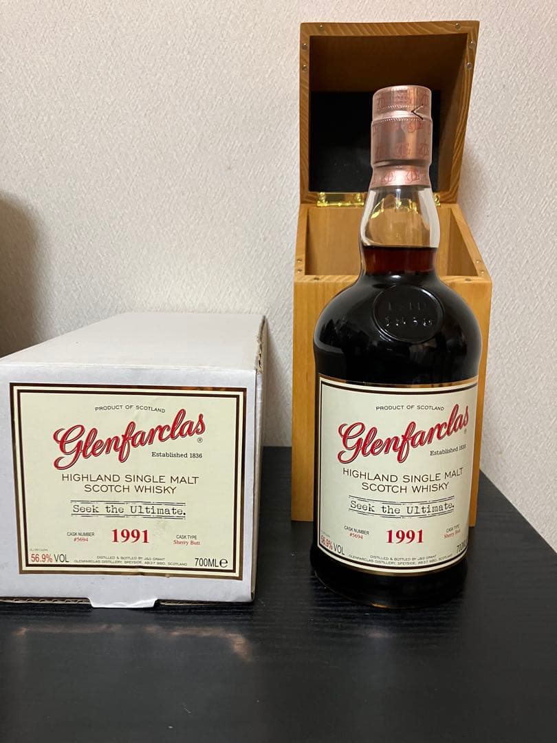 な*.様 グレンファークラス Glenfarclas 1991 ラダー 未開封品