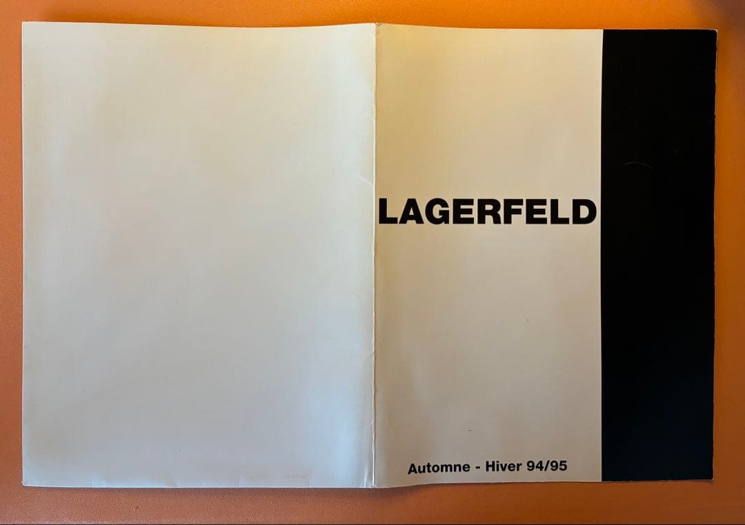 【超希少・完品】カール・ラガーフェルド 94/95AW プレス限定資料 非売品
