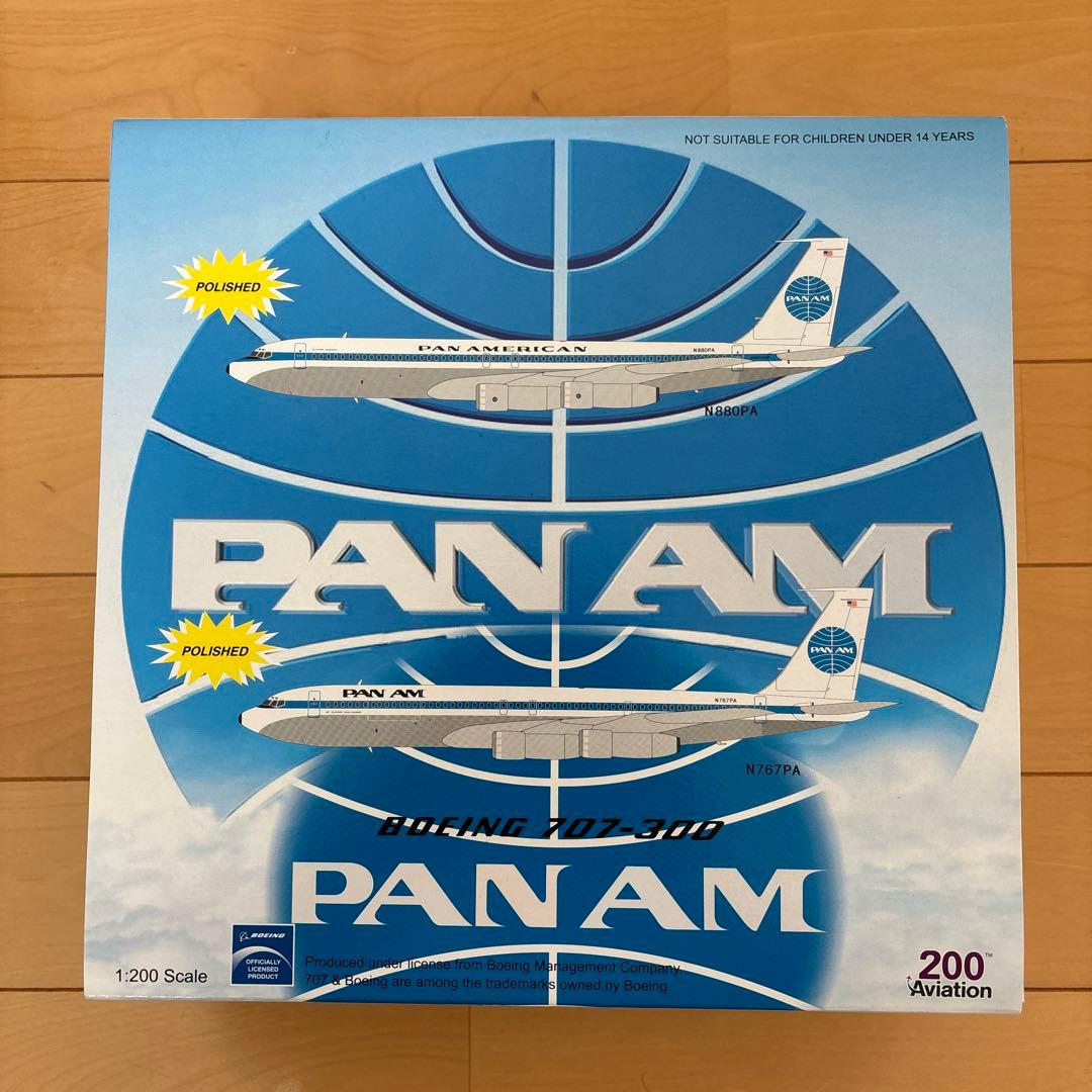最終価格PAN AM Boeing 707-300 1:200 スケール