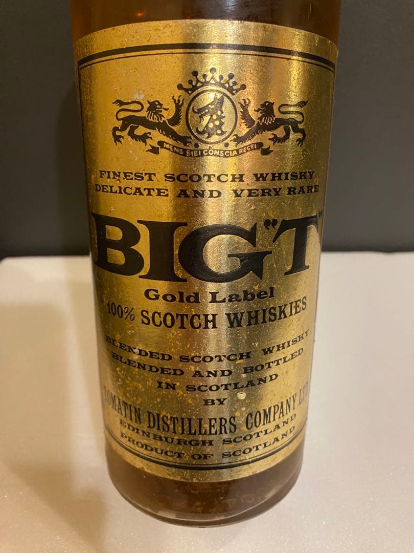 BIG T Gold Label 100% Scotch Whisky古酒