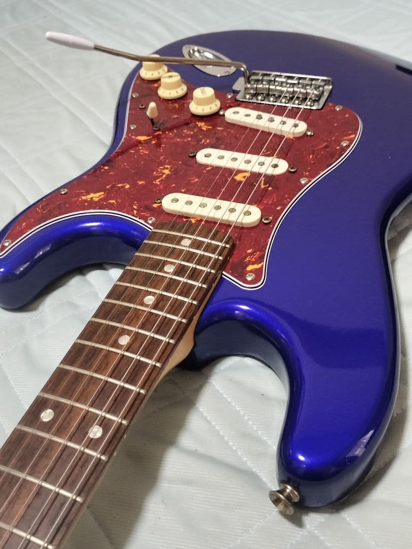 Squier ストラト Affinity 青 ケース付き 初心者最適