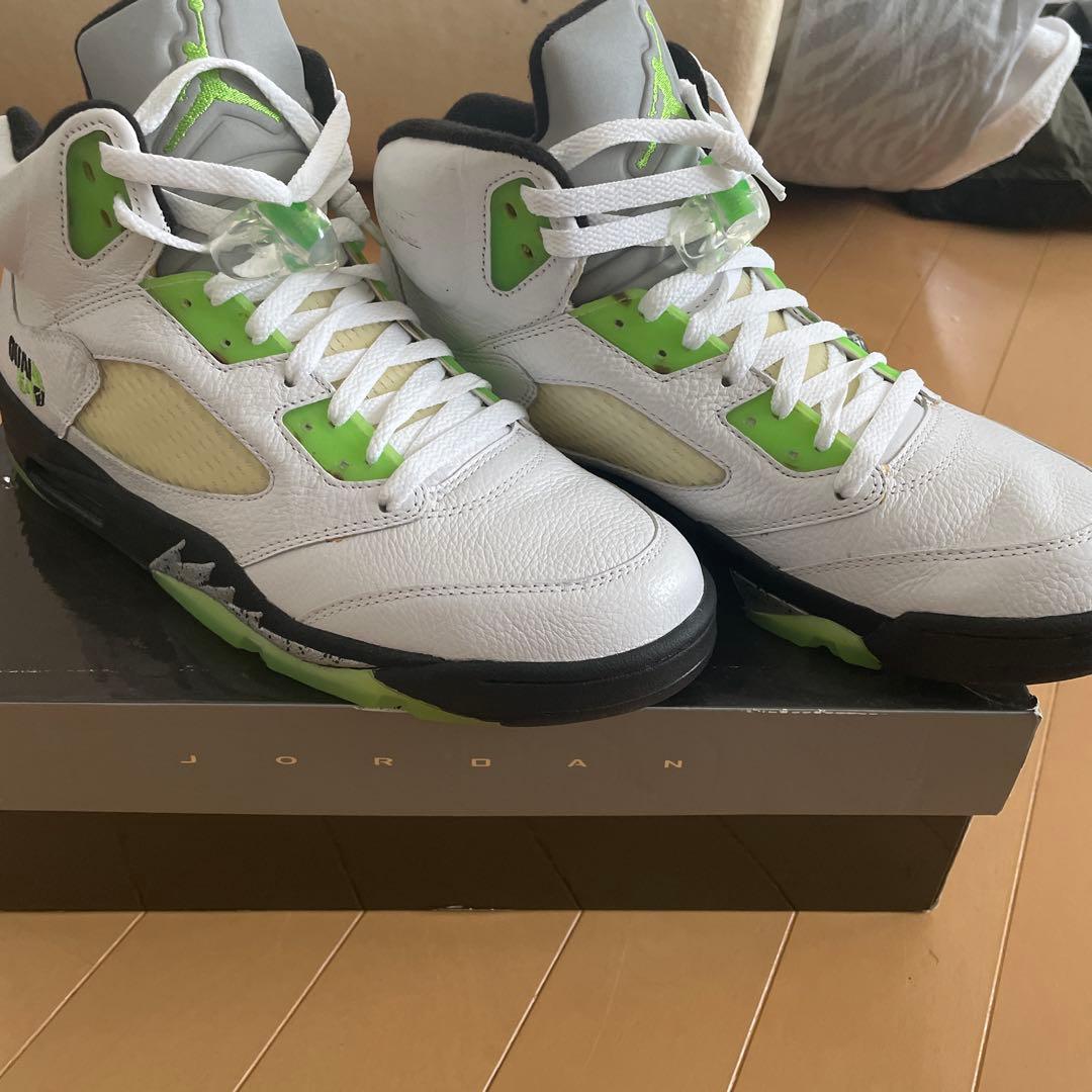 Jordan 5 ホワイト/グリーン