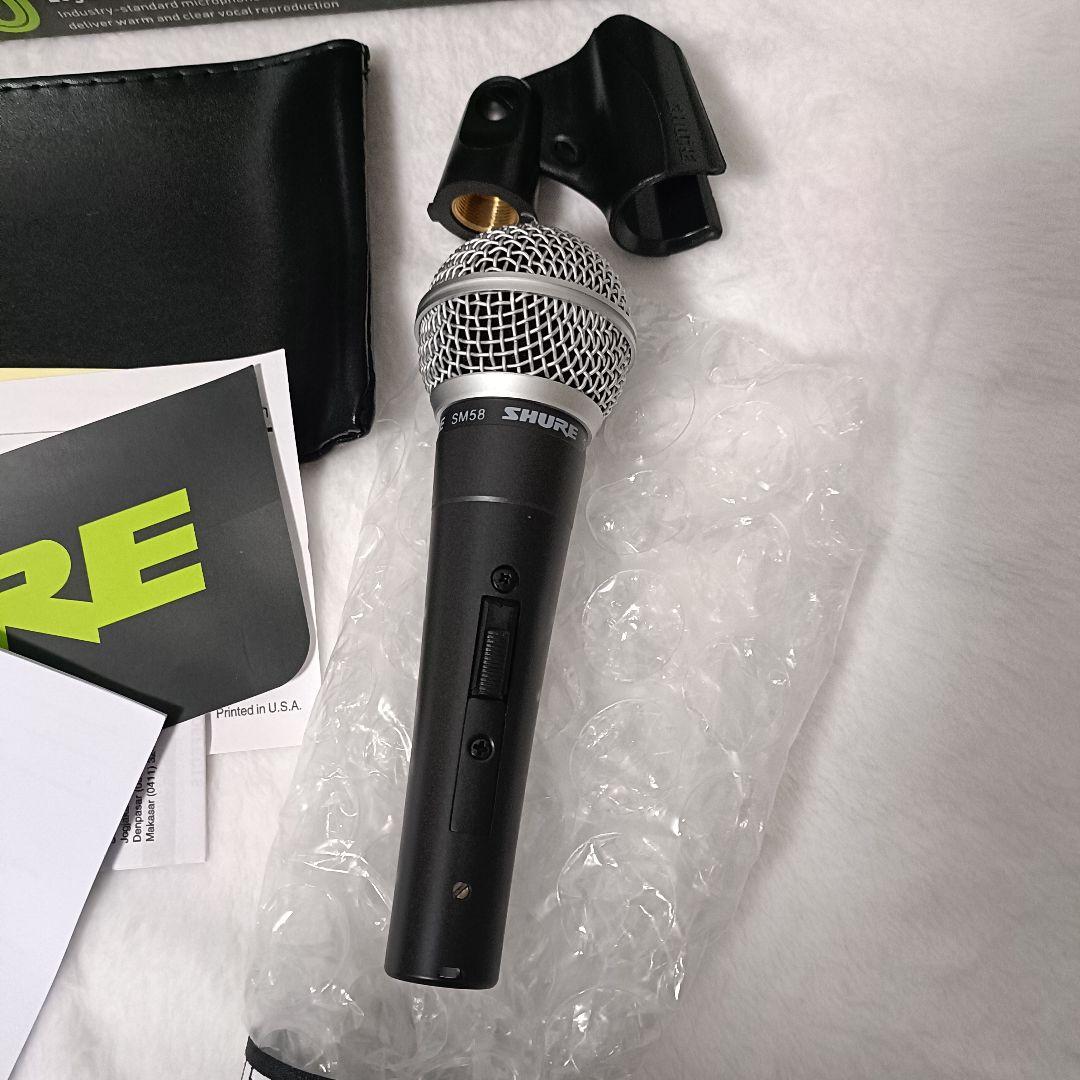新品未使用 SHURE SM58-S ダイナミックマイク