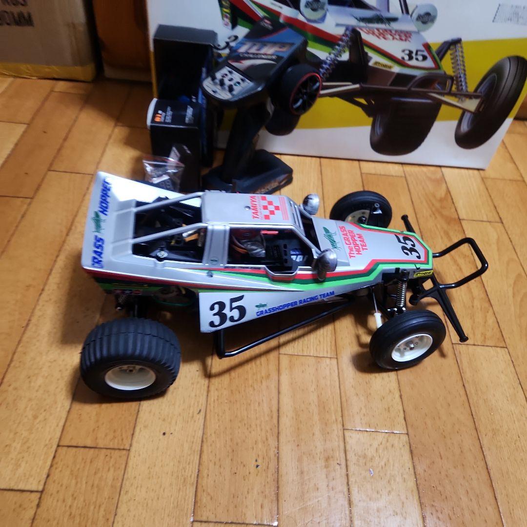 タミヤ バギー フルセット　グラスホッパー　銀色　ボディ　　　TAMIYA