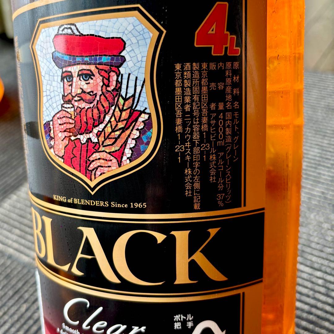 ブラックニッカクリア　4L×3本
