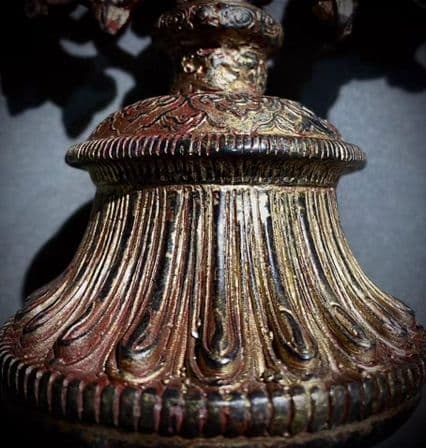 銅器 仏教  八宝樹金剛 古美術 コレクション品 銅製 工芸品 彫刻装飾品置物