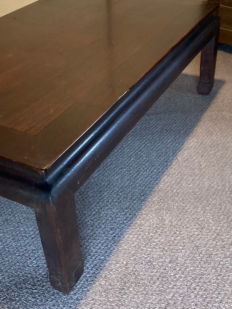 アンティーク家具・紫檀 唐木 ローテーブル