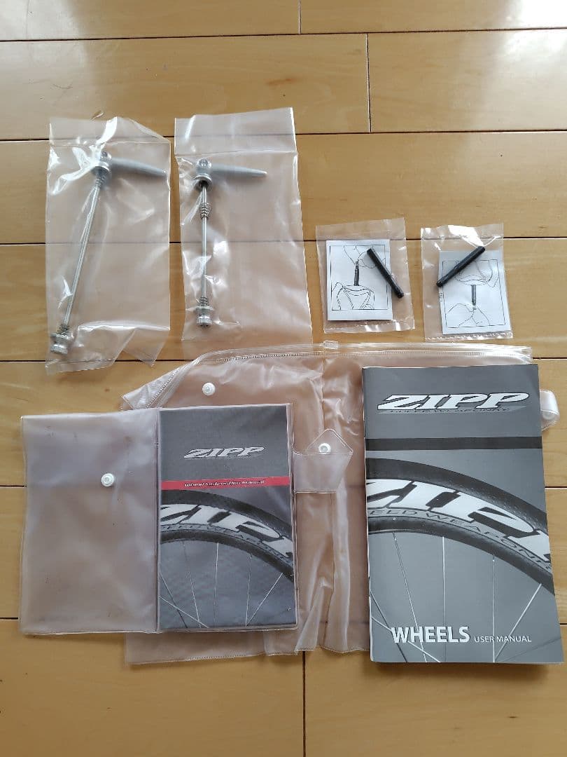 ZIPP 404 CLINCHER ホイールセット アルミリム　新品タイヤ付き