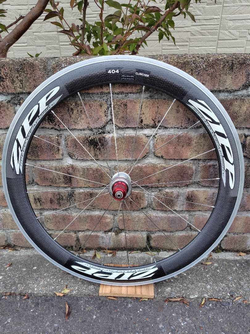 ZIPP 404 CLINCHER ホイールセット アルミリム　新品タイヤ付き