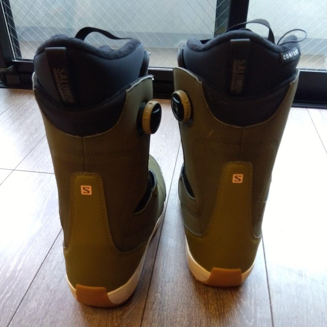 スノボー　ブーツ　カーキ色　SALOMON BOA SJ BOA 24.5cm