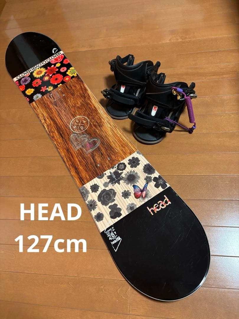HEAD スノーボード 127cm とビンディング
