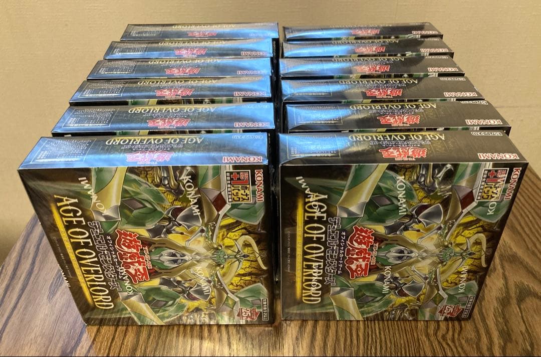遊戯王★AGE OF OVERLORD 未開封BOX×12(シュリンク付き+1)
