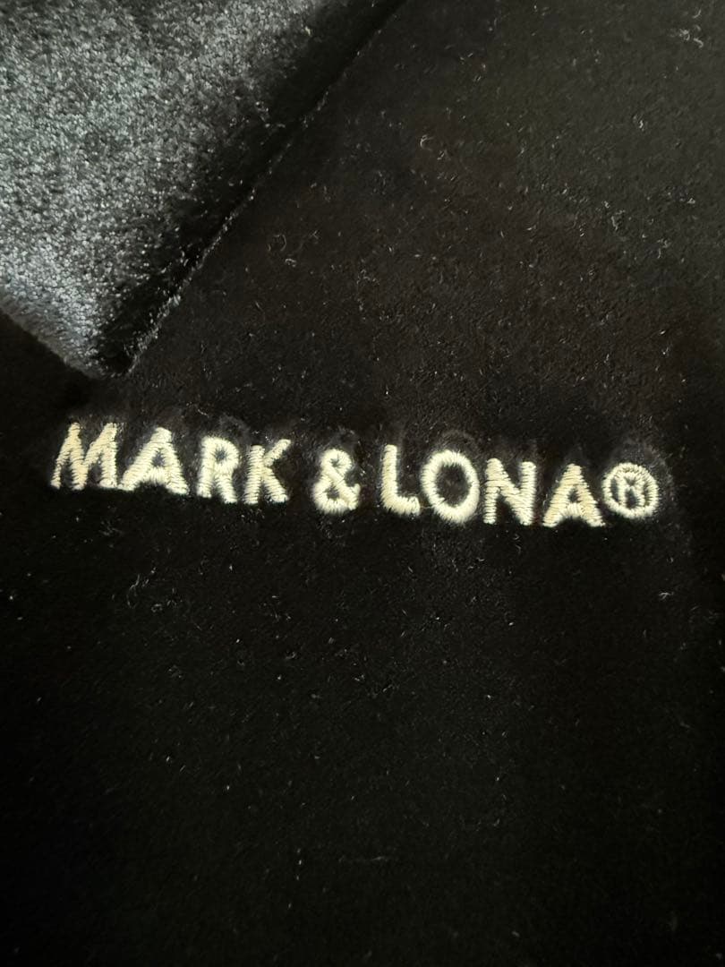 MARK & LONA ベルベットシャツ 黒