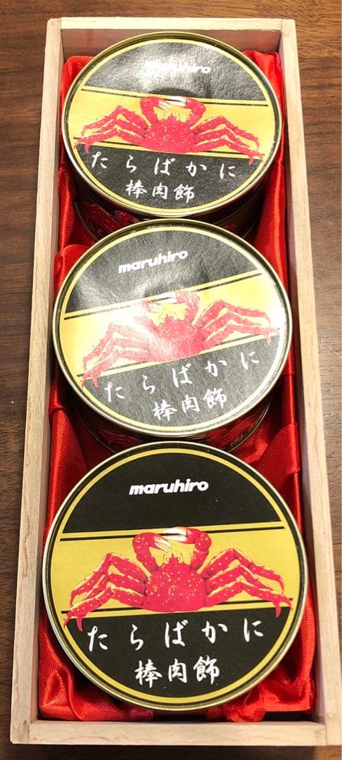 たらばがに缶詰　棒肉飾　100g 3缶セット
