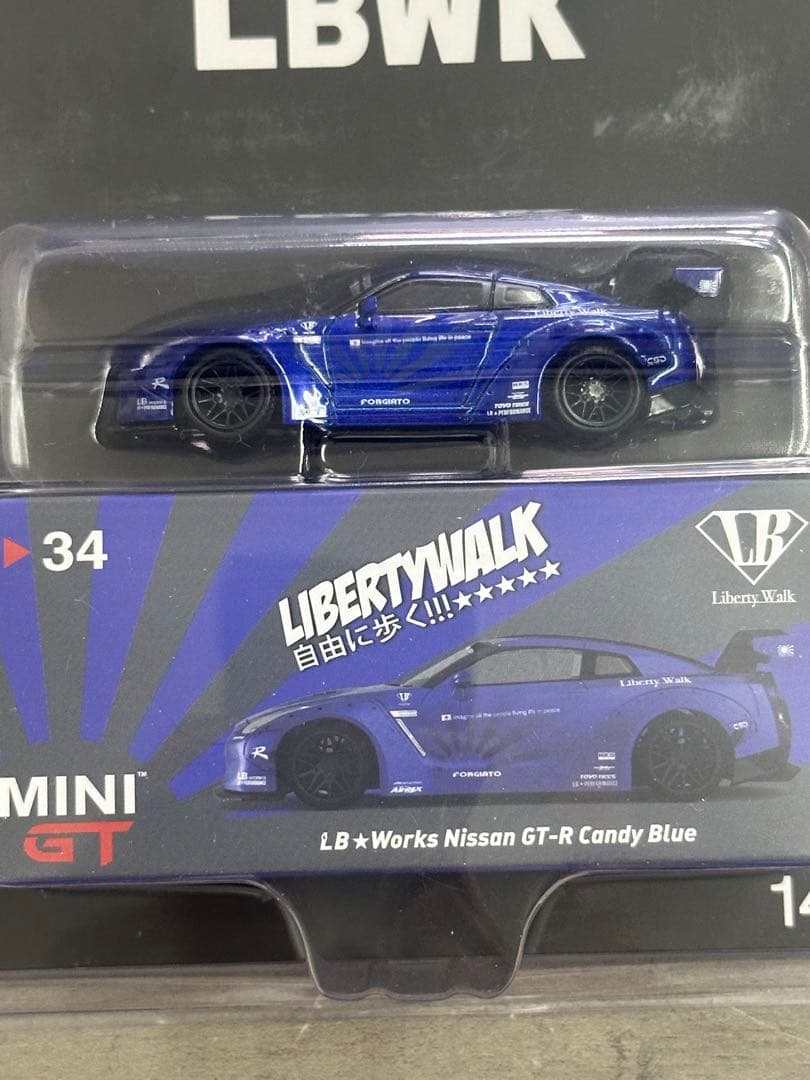 MINI GT LB★Works Nissan GT-R Candy Blue