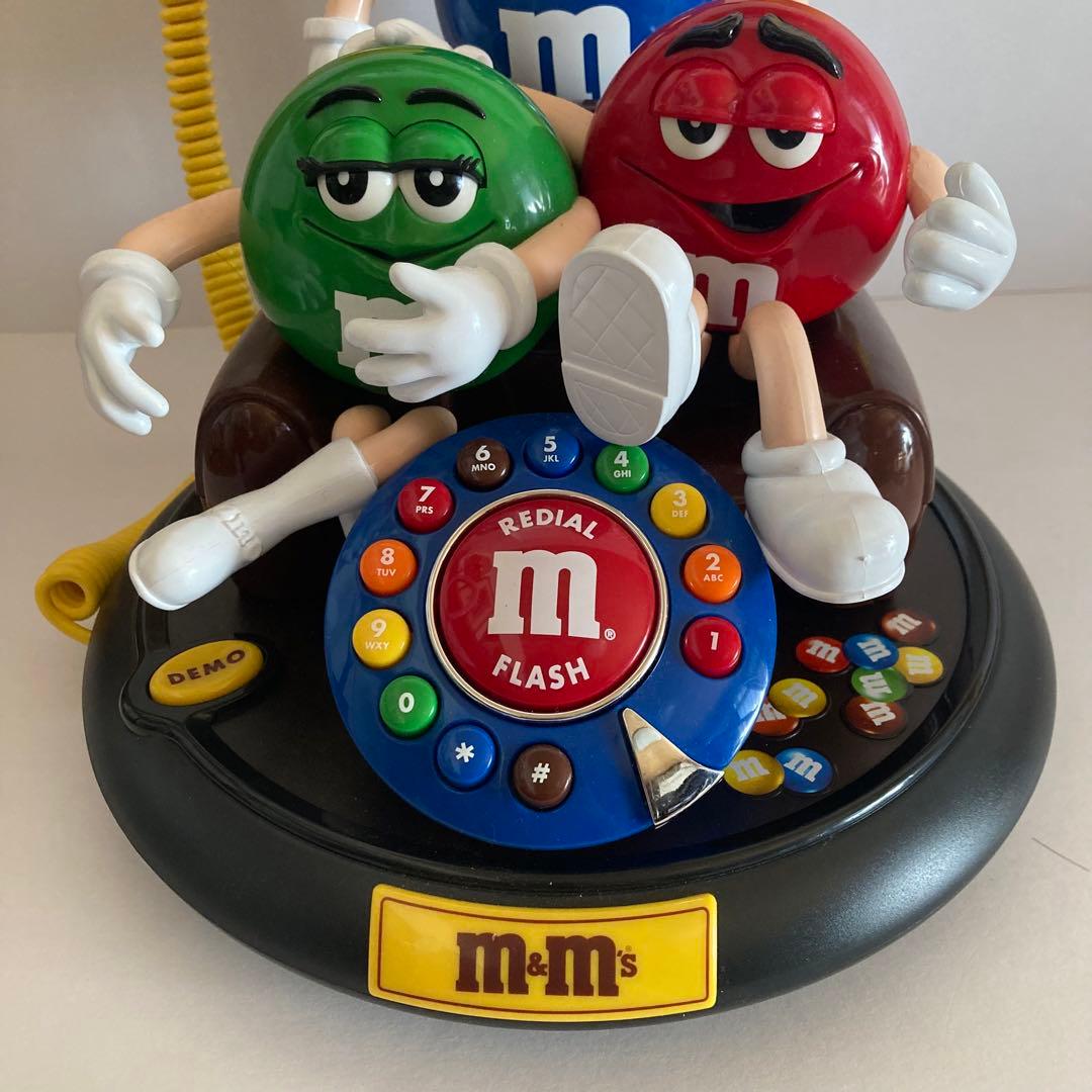 m&m's エムアンドエムズ キャラクターのおしゃべりする電話機 実際に使用可能