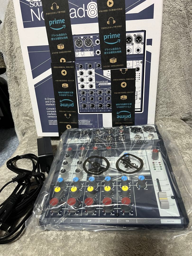 ほぼ新品　soundcraft notepad8fx 早い者勝ち