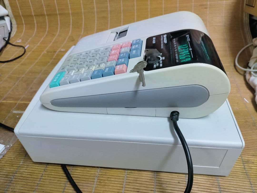 シャープレジスター　XE-A20　店名設定無料ロゴ可能機種　389120