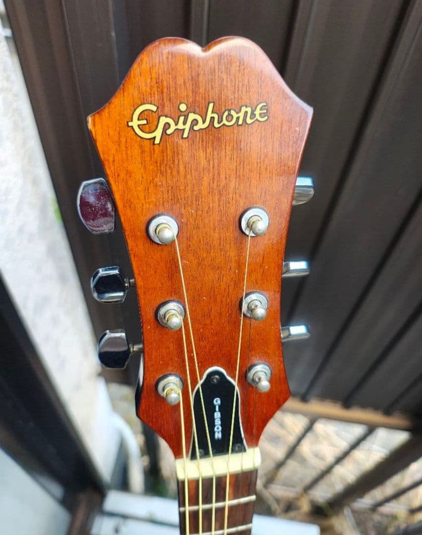 超美品 Epiphone AJ-15 VSB Wピックアップ付エレアコ