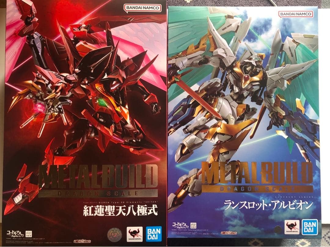 L BUILD メタルビルド紅蓮聖天八極式 & ランスロット・アルビオン