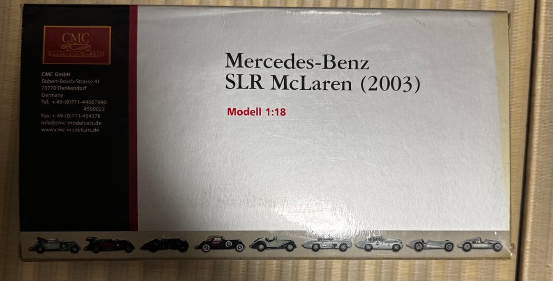 絶版　C￼MC 1/18 メルセデスベンツ￼ SLR McLaren ブラック
