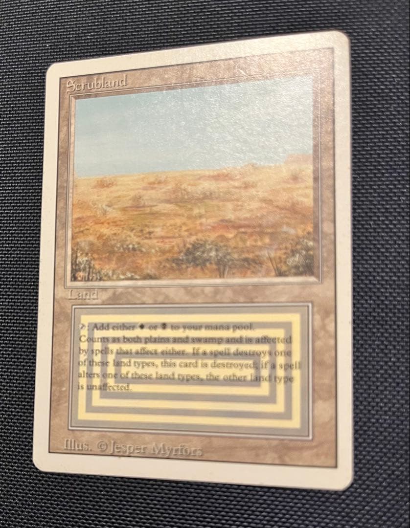 MTG 英語版Scrubland スクラブランド デュアルランド
