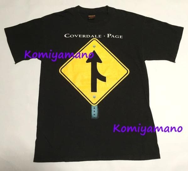 COVERDALE PAGE 1993年 JAPANツアー Tシャツ ビンテージ