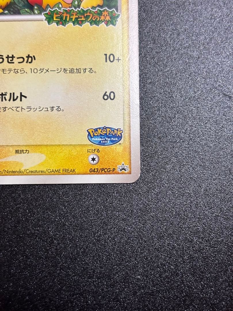 ポケパークのピカチュウ 1枚 ポケモンカード プロモーション