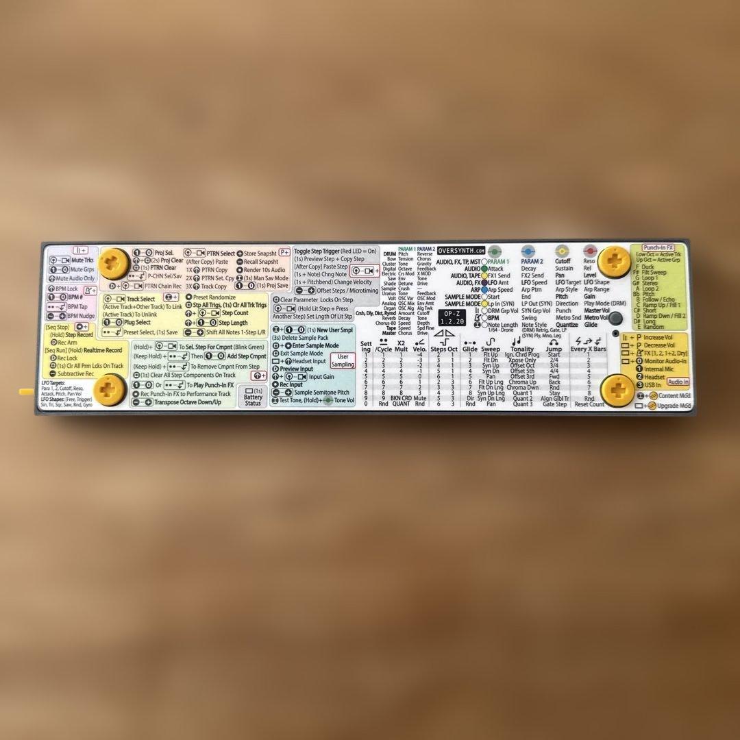 TeenageEngeering OP-Z + ZM4 LINEモジュール